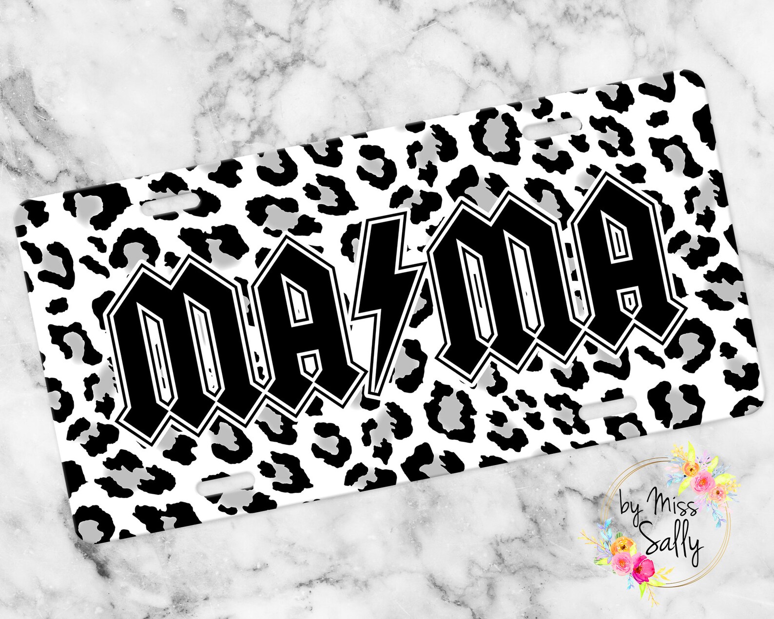 Mama Leopard License Plate Custom Car Tag for Women Car - Etsy