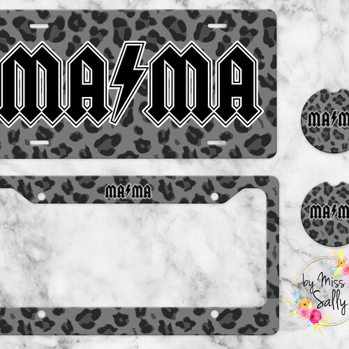 Mama Leopard License Plate Custom Car Tag for Women Car - Etsy