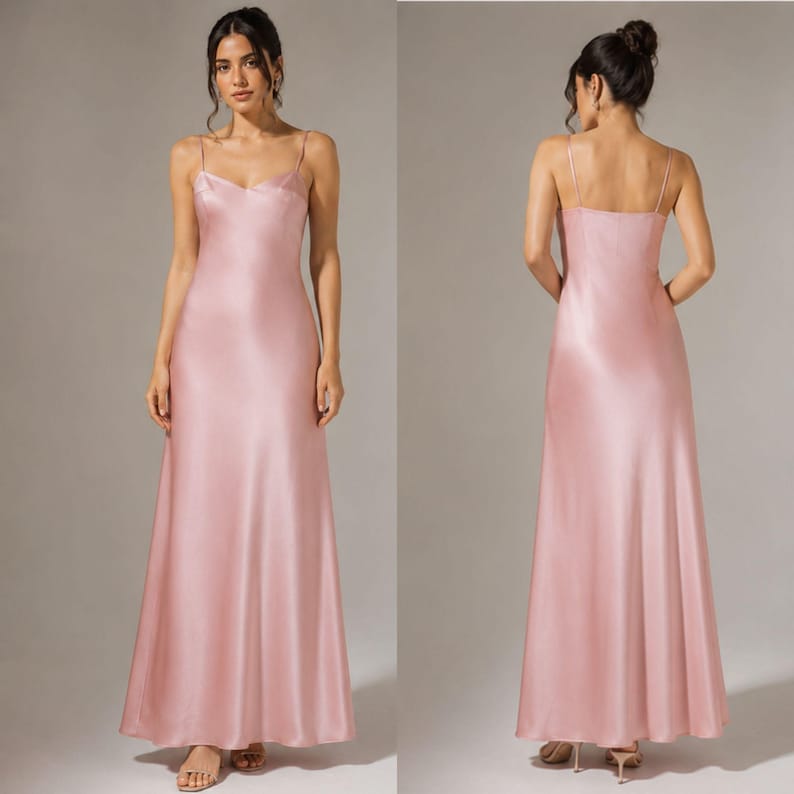 Satin Slip Maxi Dress Sewing Pattern PDF, Elegant Maxi Dress Pattern ...