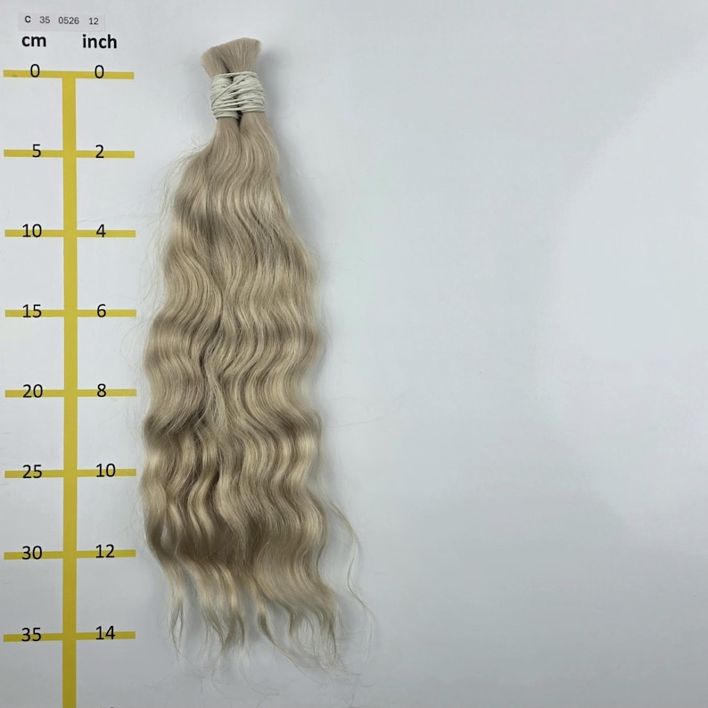 100% Remy Human Hair – Light Blonde – 35 Cm – 70 G – Salon Quality - Etsy