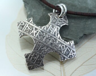 Viking Cross Pendant - Etsy UK
