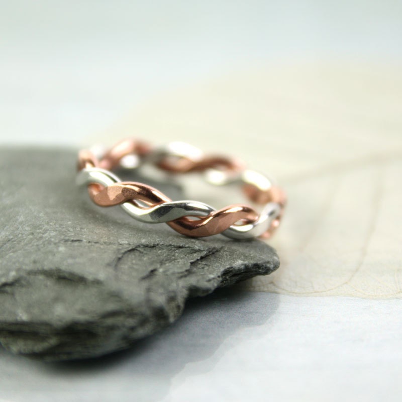 Silver Copper Ring - Etsy