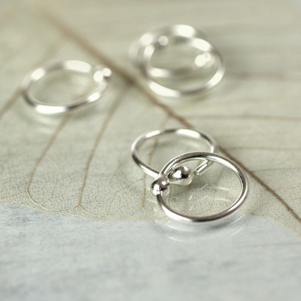 Silver Sleepers - Etsy