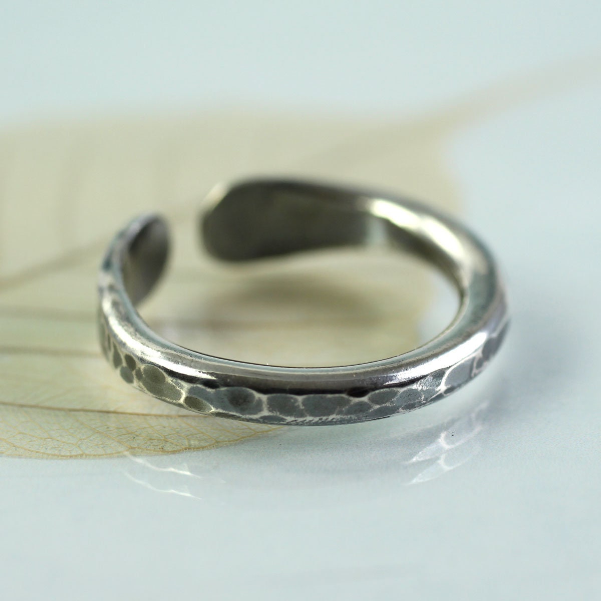 Open Silver Rune Ring Stamped with Two Runes of your Choice | Etsy