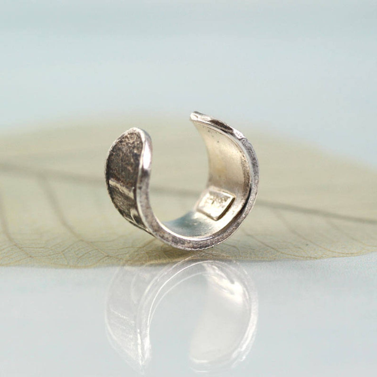 Sterling Silver Dwarf Runes Ear Cuff, Come Back to Me - Etsy