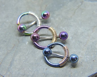 Vch piercing jewelry | Etsy