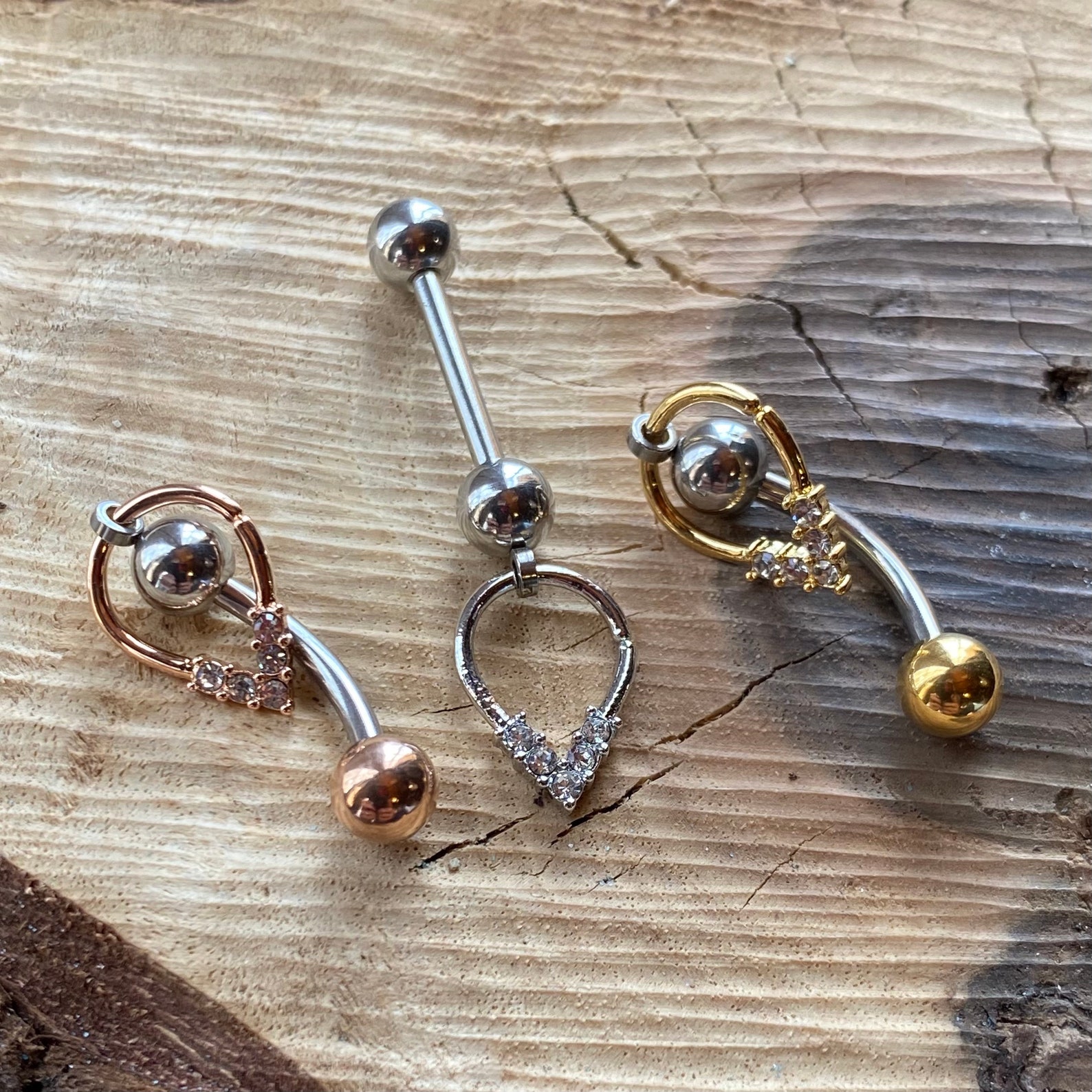 Vertical Hood Piercing Barbell 14G 12G 10G VCH Straight or - Etsy