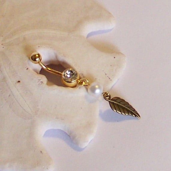 Gold Belly Button Ring Belly Button Jewelry Gold Belly - Etsy