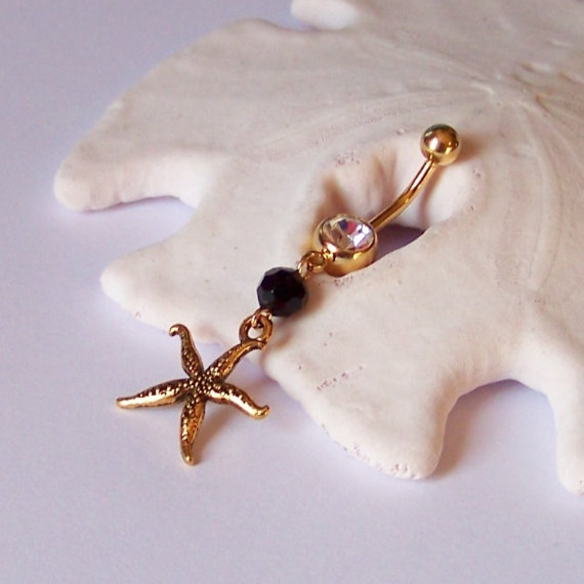 Gold Belly Ring Belly Button Jewelry Gold Belly Button - Etsy