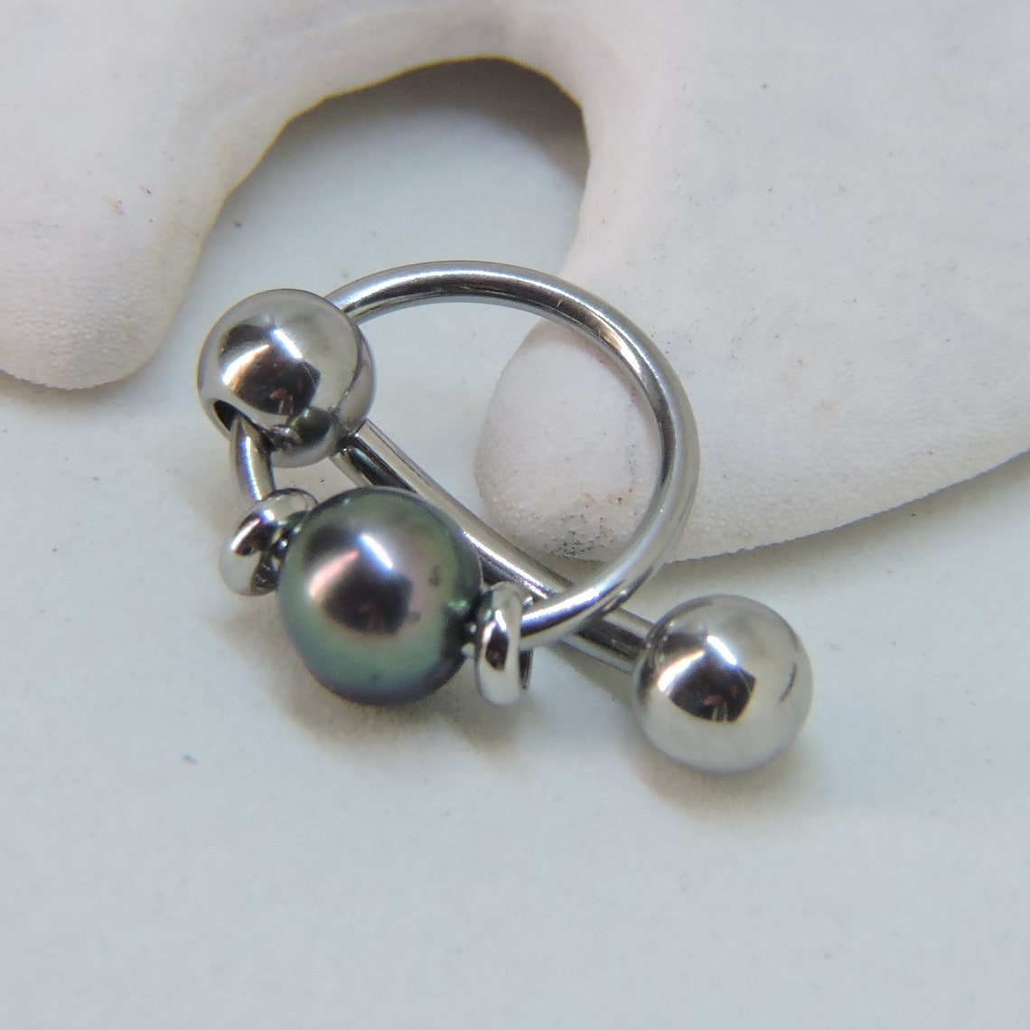 Vertical Hood Piercing Barbell 14G 12G 10G VCH Straight or - Etsy