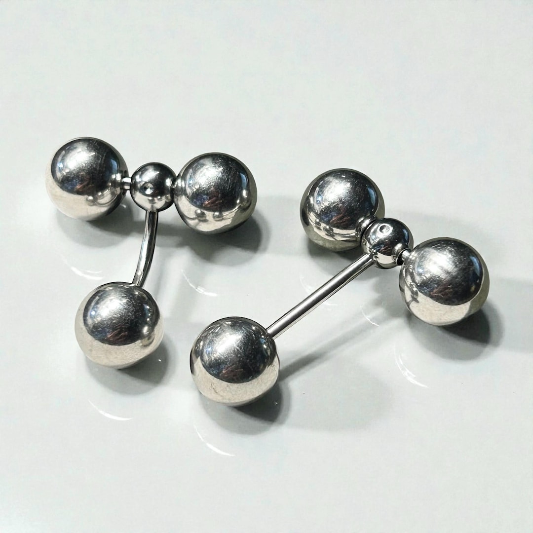 Prince Albert PA Barbell 14G 12G 10G 8G Foreskin Apadravya 10mm Roller ...