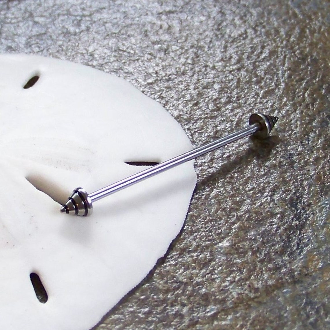 Industrial Barbell Spike Ear Jewelry Double Pierced Earring - Etsy