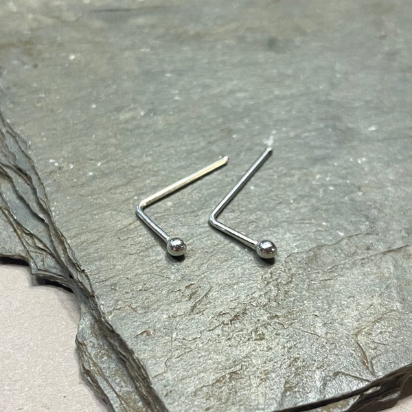 Simple Sterling Silver Nose Ring - Etsy