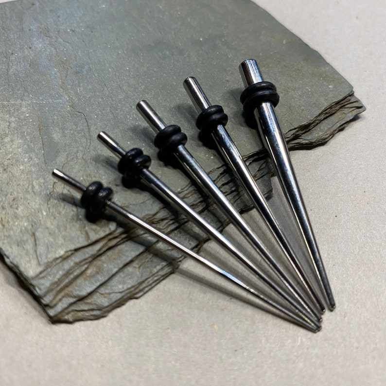 Surgical Steel Tapers 5 SETS of 2 10 PIECES Small Gauge - Etsy