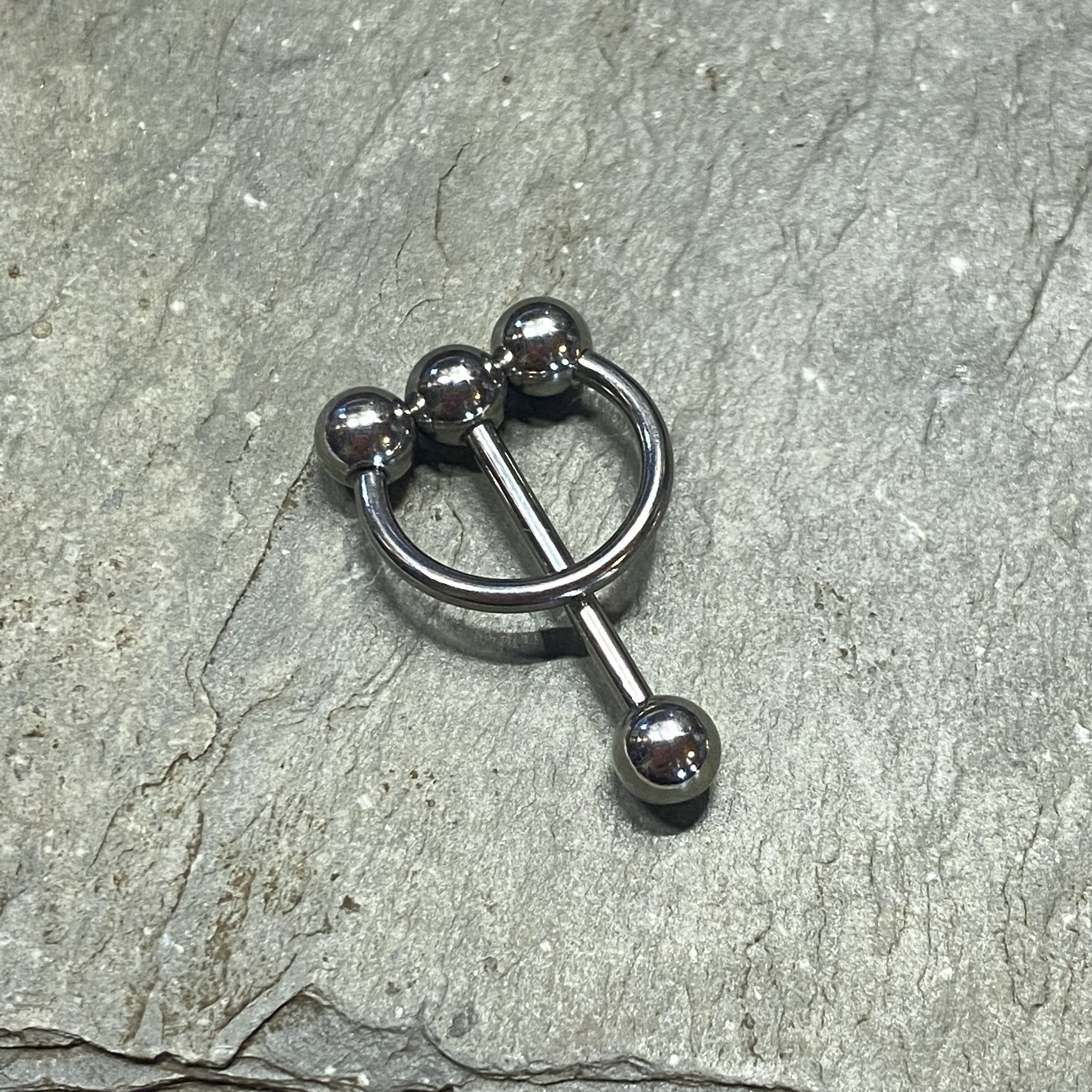 Prince Albert T-bar Barbell 14G 12G 10G 8G PA Apadravya Ampallang Slave ...