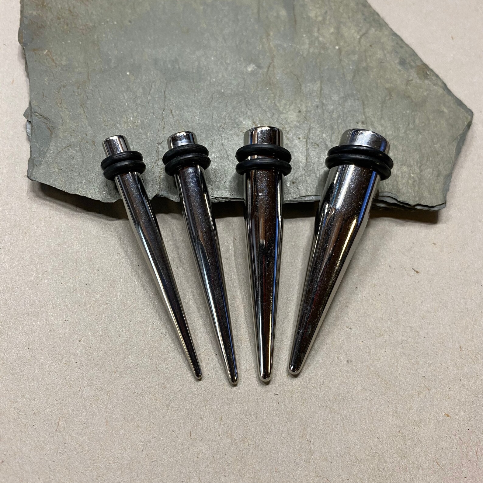 Surgical Steel Tapers 4 SETS of 2 8 PIECES Mid Gauge - Etsy