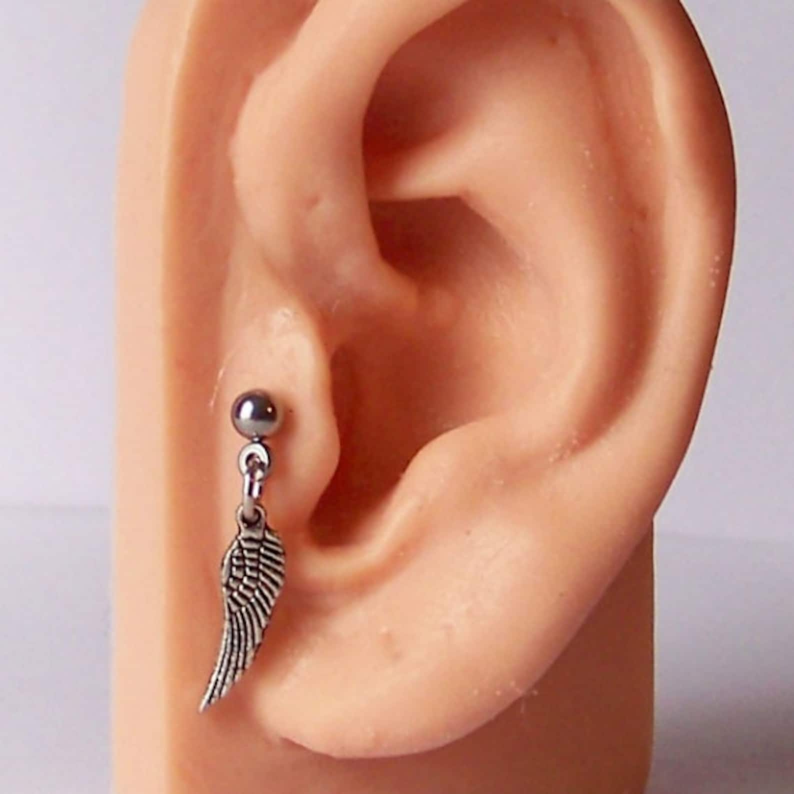 Cartilage Ring Tragus Helix Upper Ear Cartilage Piercing - Etsy