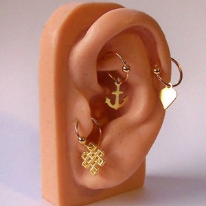 Captive Bead Rings - SET of 2 - 20 Gauge - 18 Gauge - 8mm 5/16" or 10mm ...