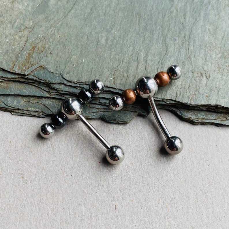 Vertical Hood Piercing T Bar Barbell 14G 12G 10G VCH Bar | Etsy