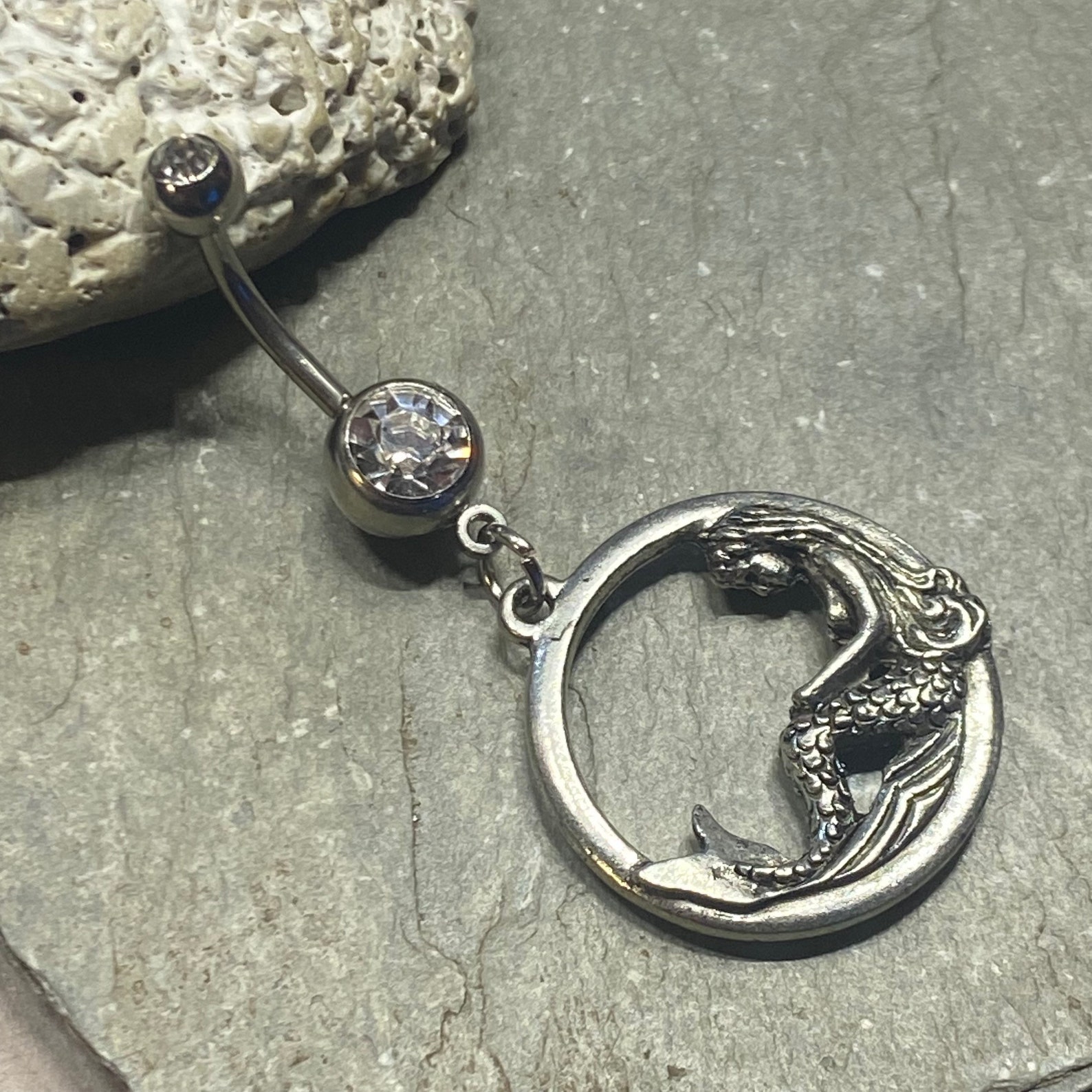 Belly Button Ring Belly Button Jewelry Mermaid Belly - Etsy