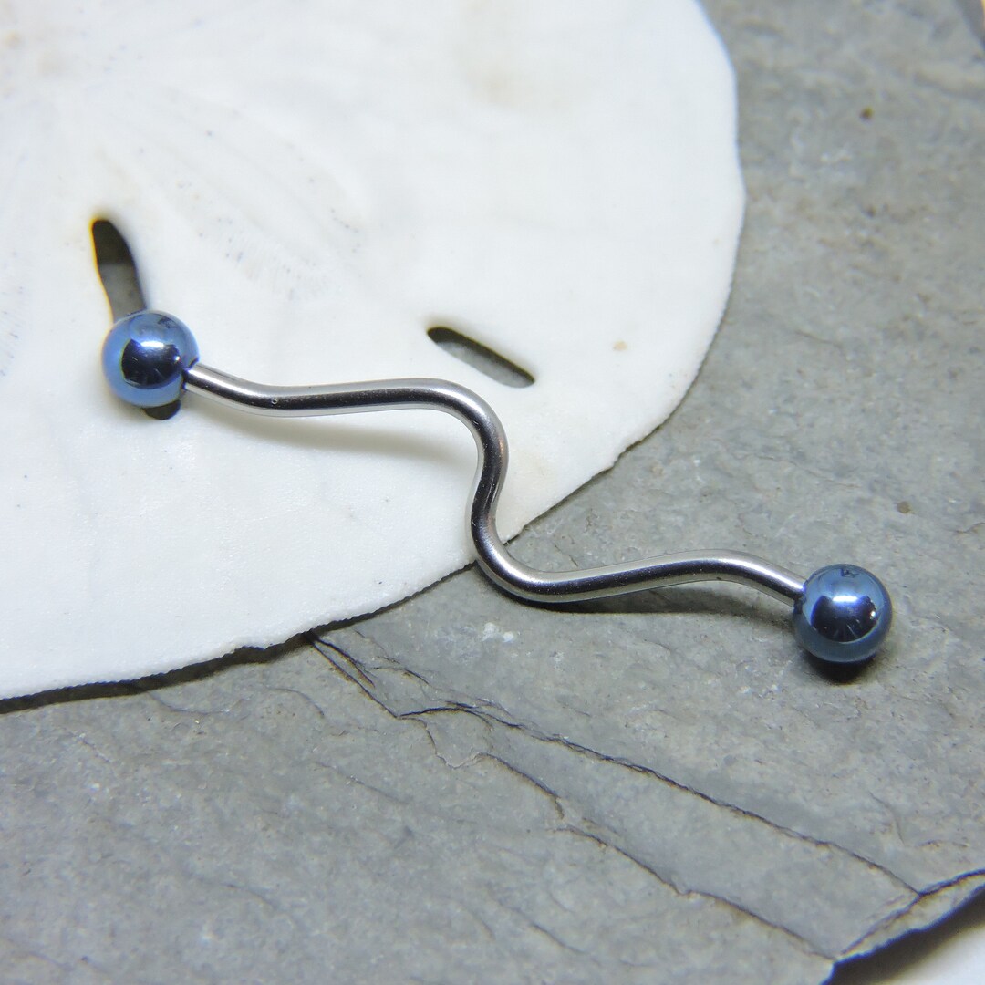 Industrial Barbell - Industrial Piercing - 14G Ear Bar Jewelry - 1 1/4 ...