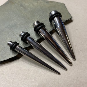 Surgical Steel Tapers SET of 2 - Stretching Tools - Choose Gauge 14G ...