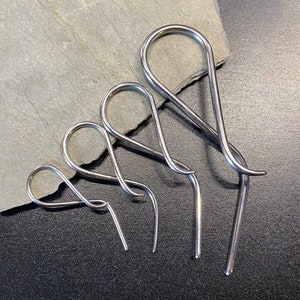 Twisted Tapers SET of 2 16G 14G 12G 10G Wire Wrap Ear Tapers Wrapped in ...