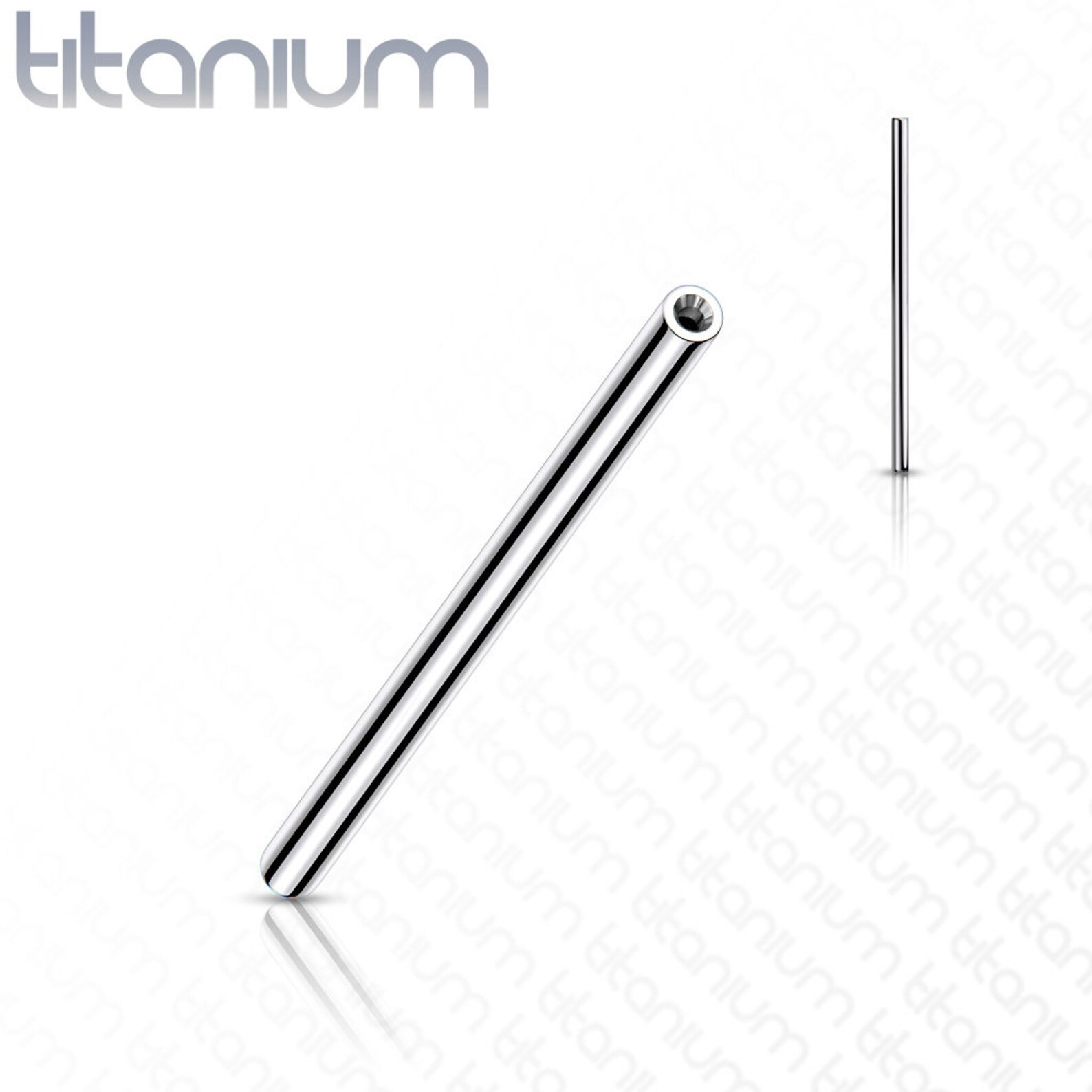 THREADLESS Industrial Barbell Custom 14G TITANIUM Synthetic - Etsy