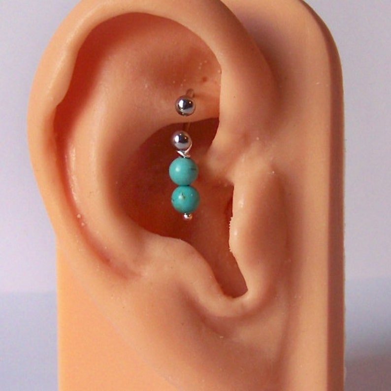 Rook Piercing Tragus Piercing Helix Piercing Cartilage - Etsy