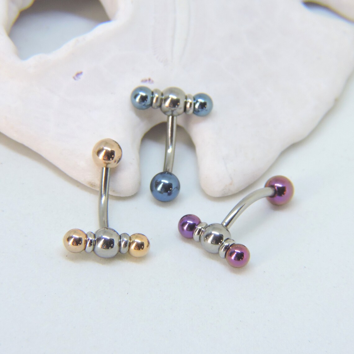 Vertical Hood Piercing Barbell 14G 12G 10G VCH Straight or - Etsy