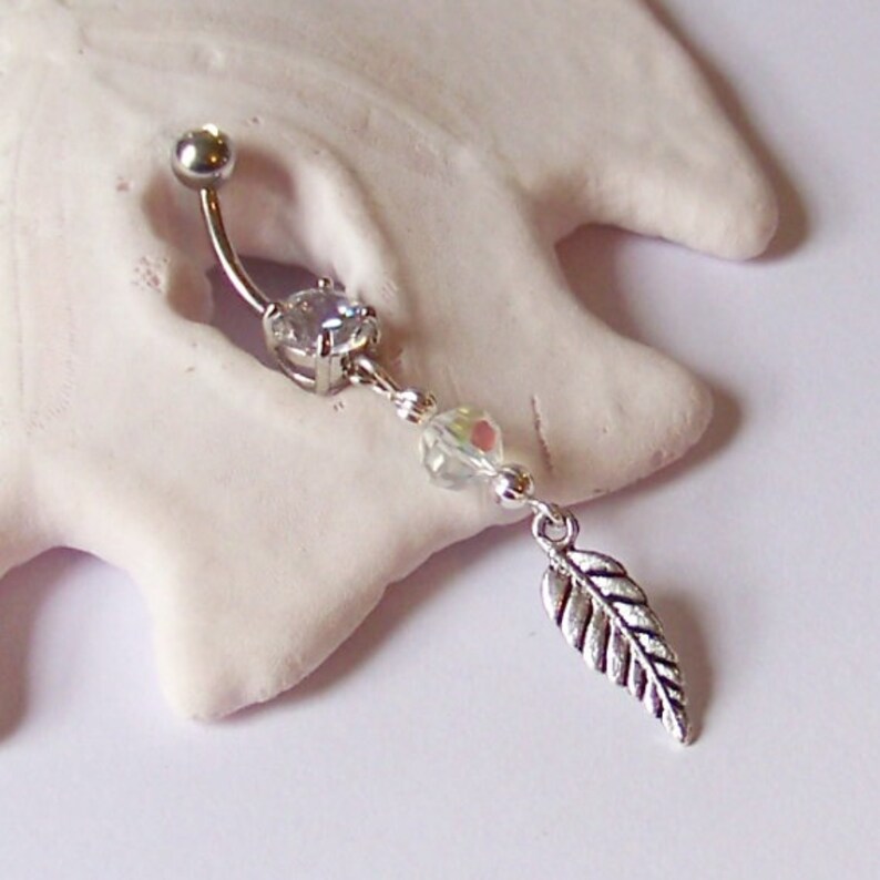 Belly Button Ring Belly Button Jewelry Belly Ring Silver - Etsy