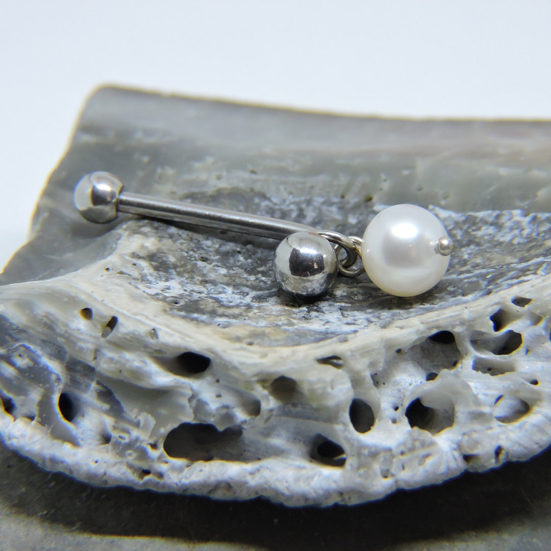 Vertical Hood Piercing Barbell - 16G 14G 12G 10G Surgical Steel Bar ...