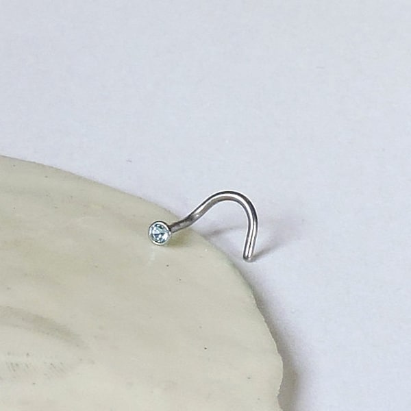 Blue Nose Ring - Etsy