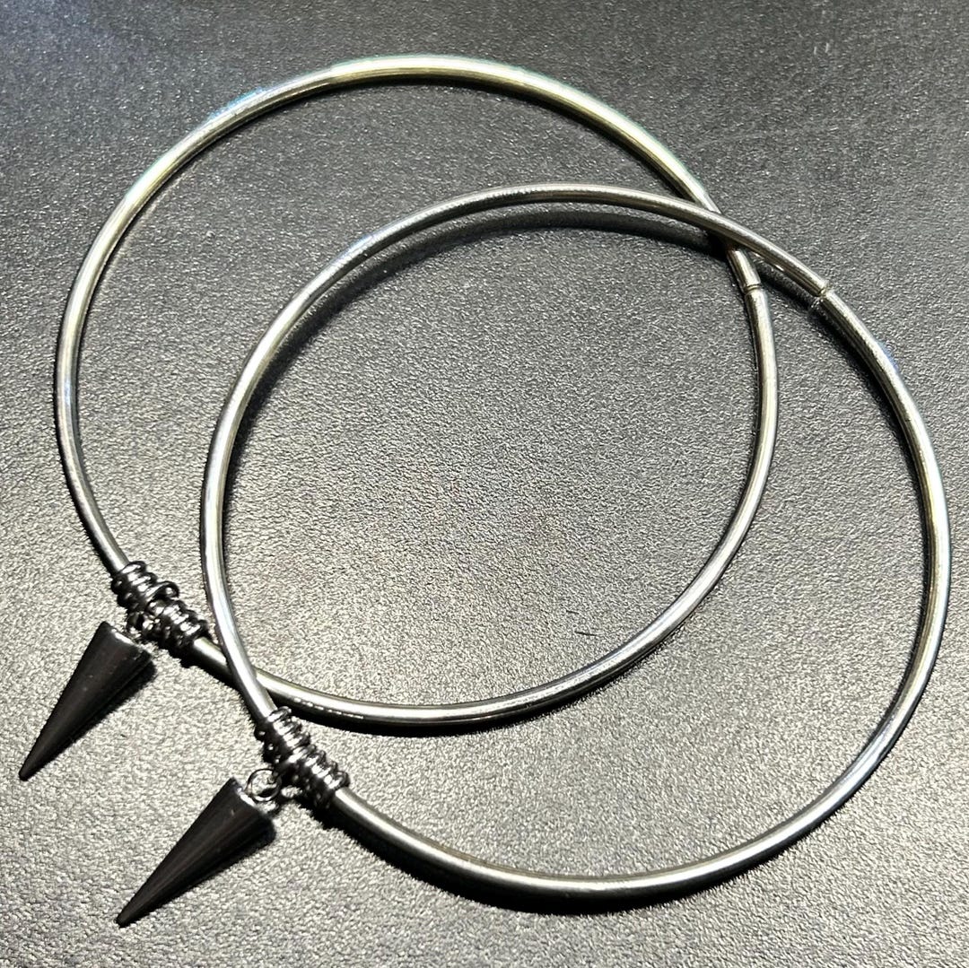 Spike Tunnel Replacement Hoops 10G Stainless Steel Ear Weights - Etsy