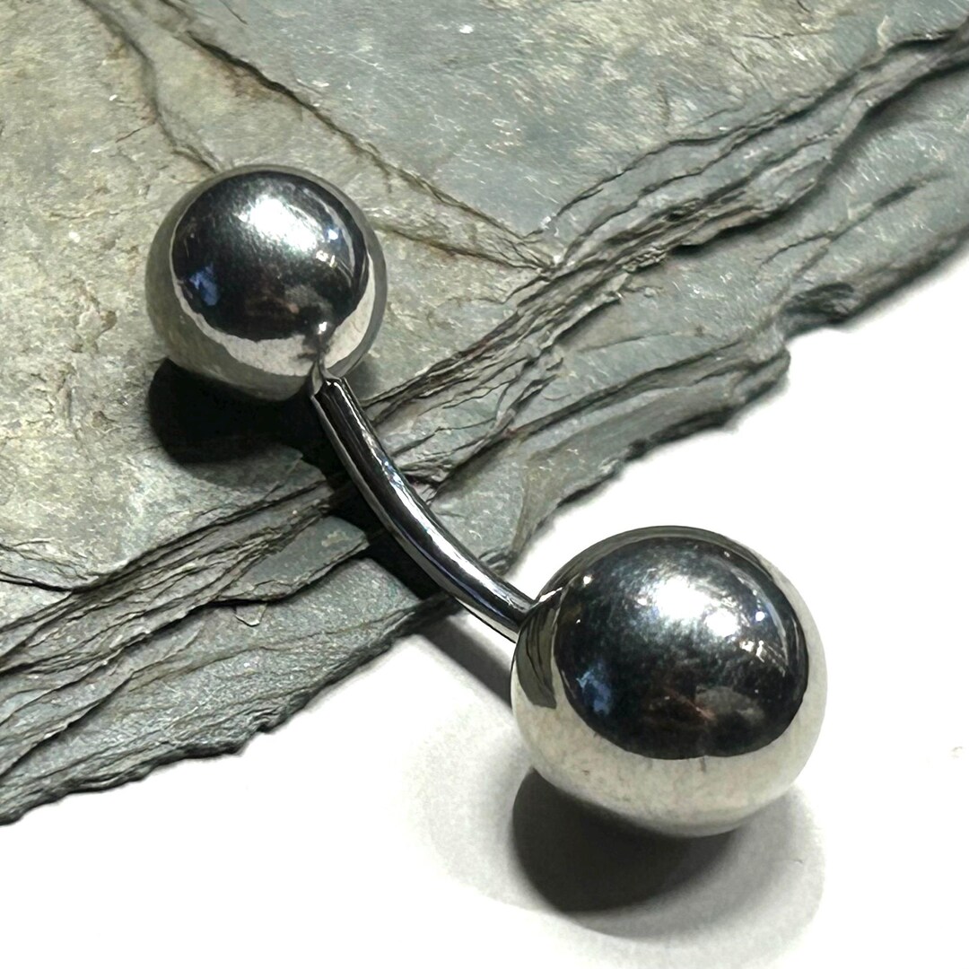 Prince Albert Piercing 8mm 10mm Ends 14G 12G 10G 8G Foreskin PA ...