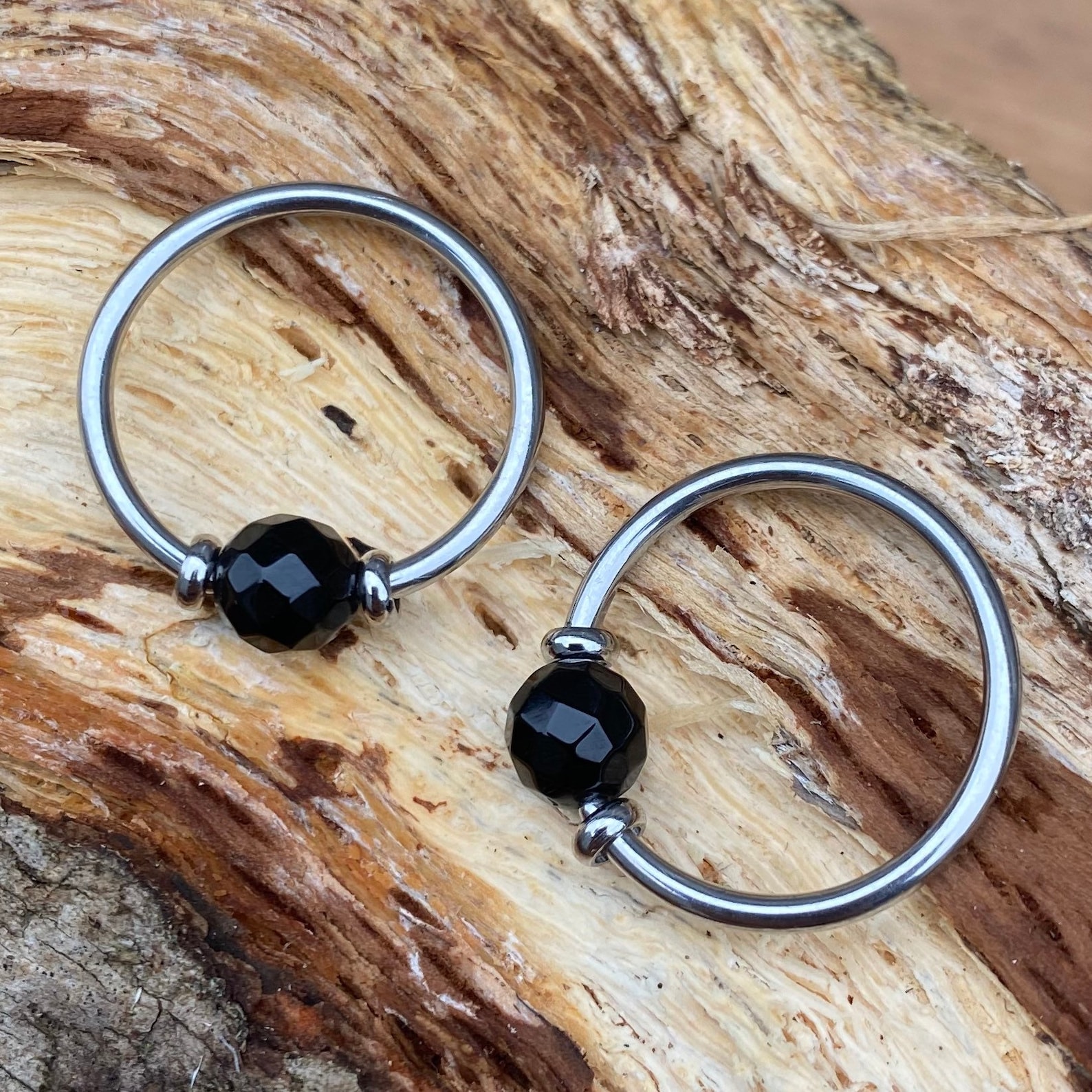 Captive Rings 1 or Set of 2 16G 14G 12G 10G 8G 6G - Etsy