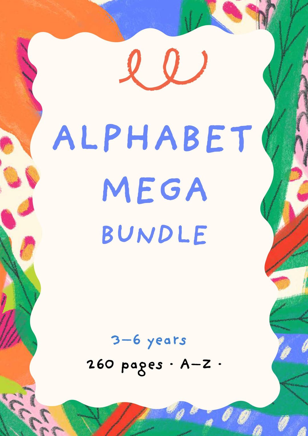 Alphabet Mega Bundle for Kids | 260 Pages Tracing, Phonics, Coloring ...
