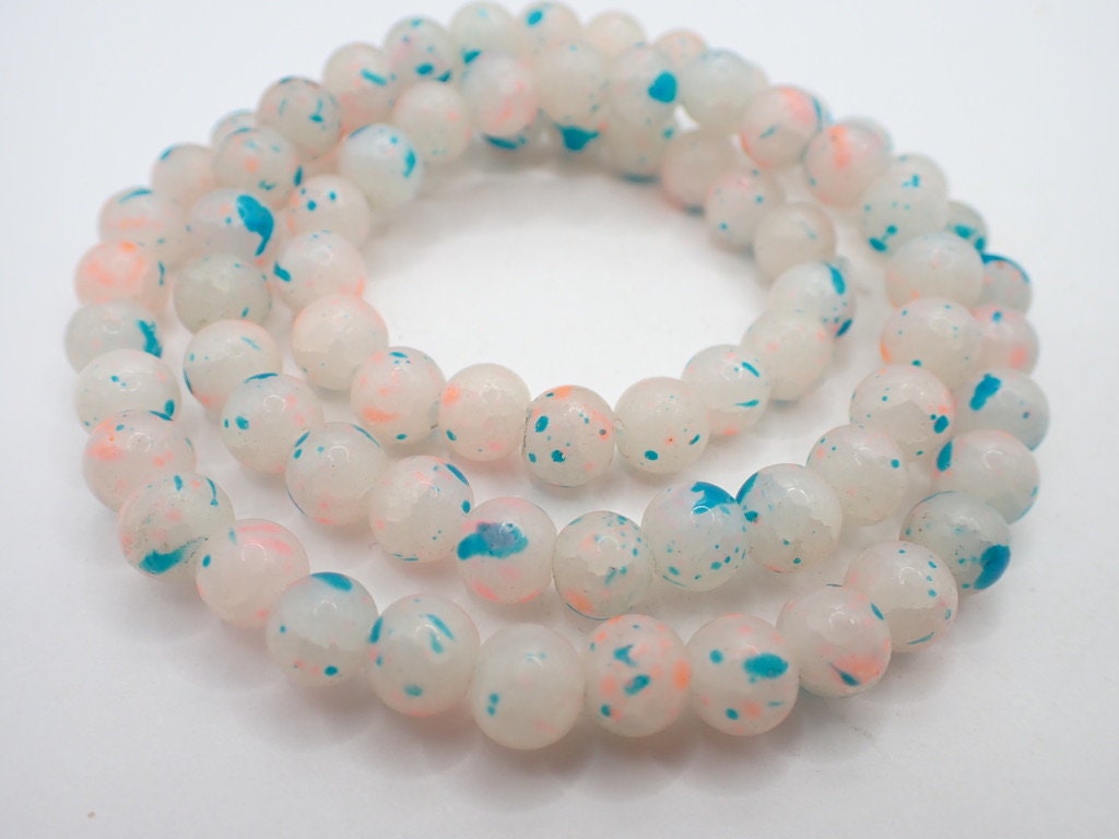 22 Strand 'confetti' Style Bohemian Glass Beads - Etsy