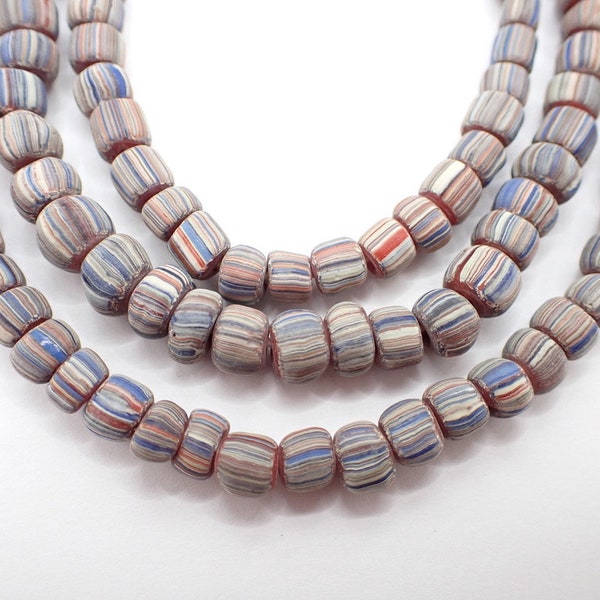 Striped Indonesian Beads - Etsy