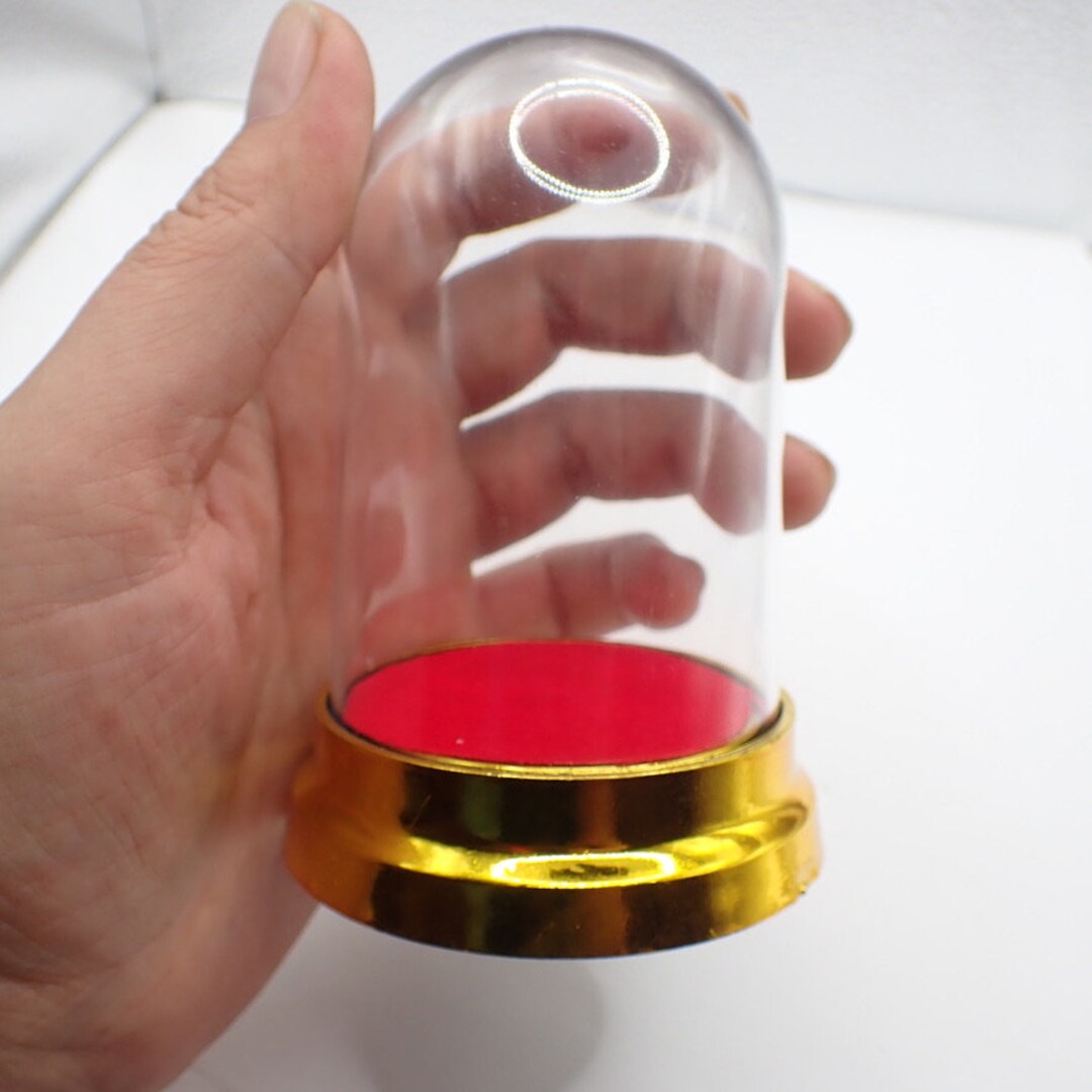 4.5 Inch Dome Amulet Terrarium Miniatures Display Case Asian Thai ...