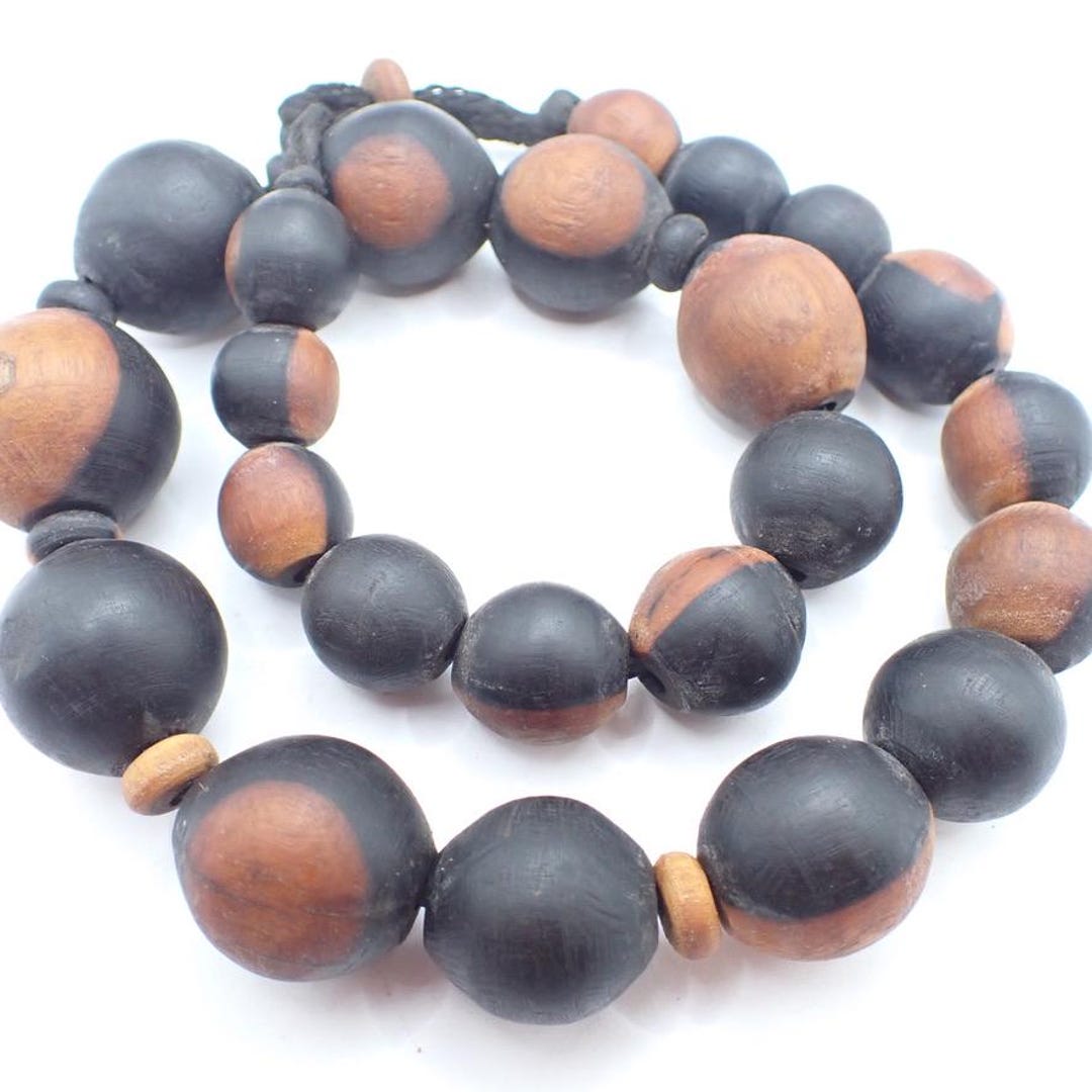 Authentic Handmade African Tribal Wood Mouride Necklace Africa Senegal ...