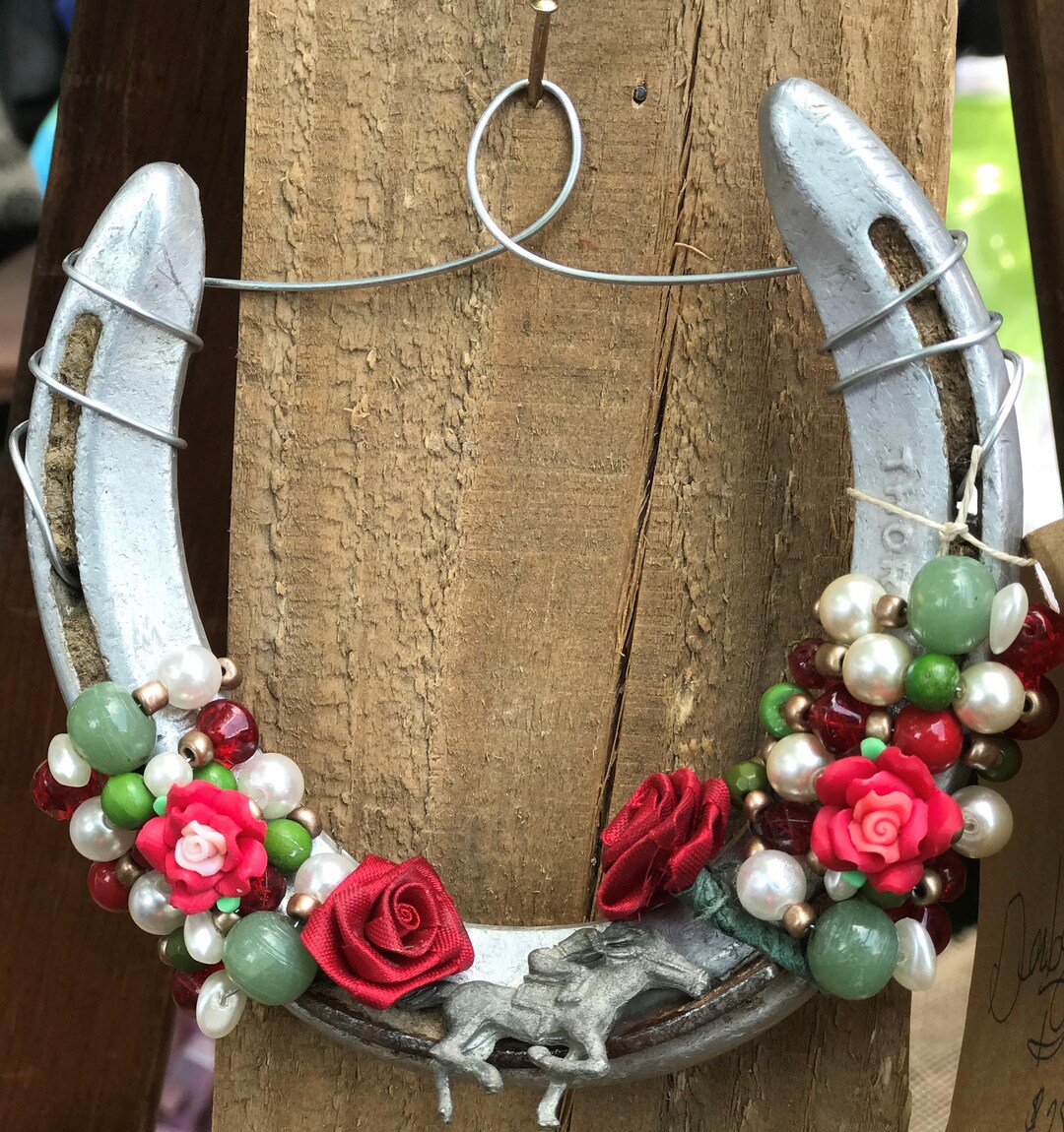 Derby Day Horseshoe - Etsy