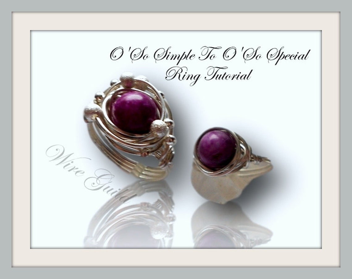 Oh so Simple TO Oh so Special Beaded Wire Wrap Ring - Etsy