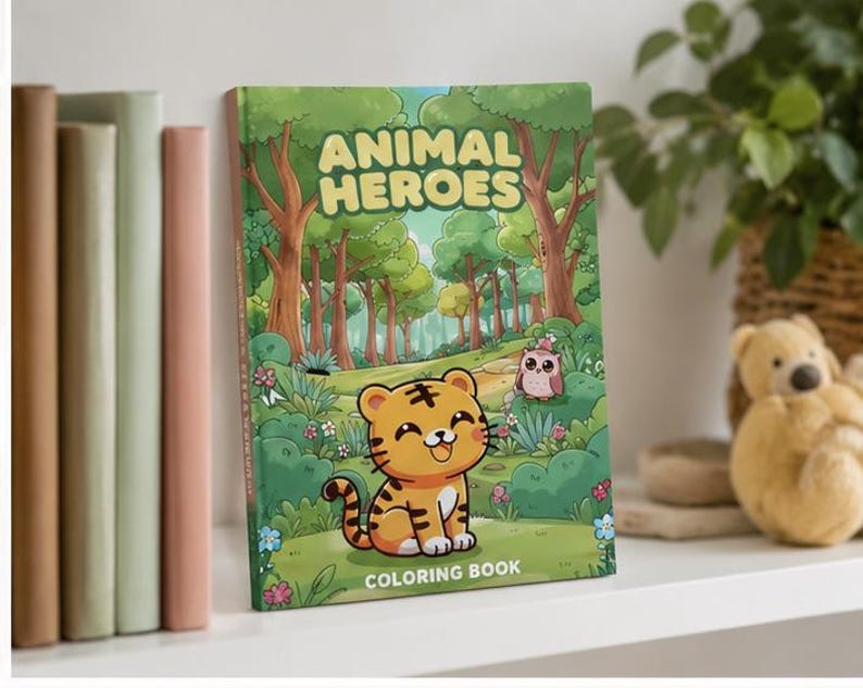 A-Z Animal Affirmations Coloring Book, Children's Resilience Builder ...