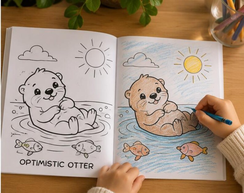 A-Z Animal Affirmations Coloring Book, Children's Resilience Builder ...