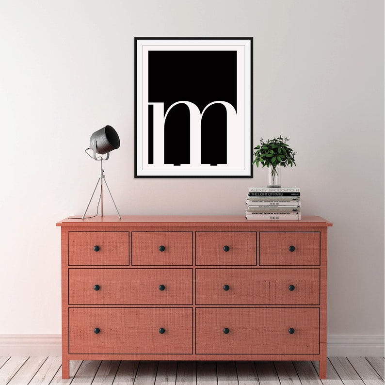 Letter M Print PRINTABLE Letter M Poster Digital Download - Etsy Canada