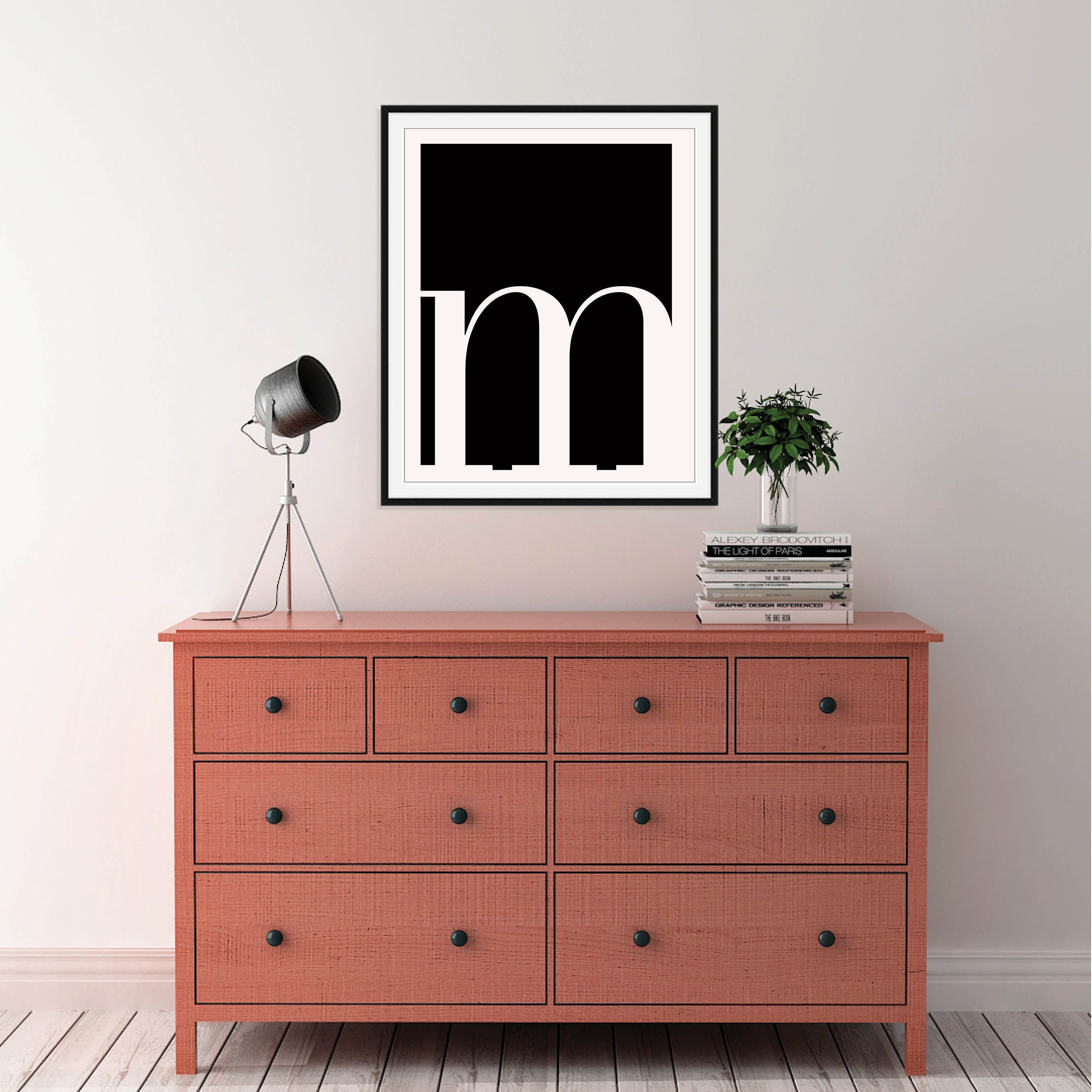 Letter M Print PRINTABLE Letter M Poster Digital Download - Etsy Canada