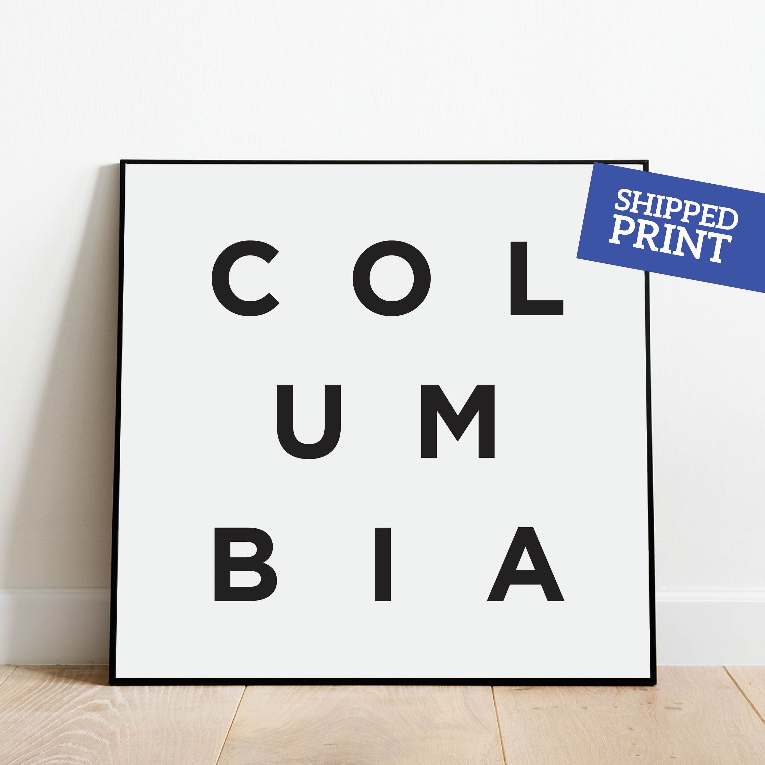 Columbia Print Columbia Poster Columbia Wall Decor | Etsy
