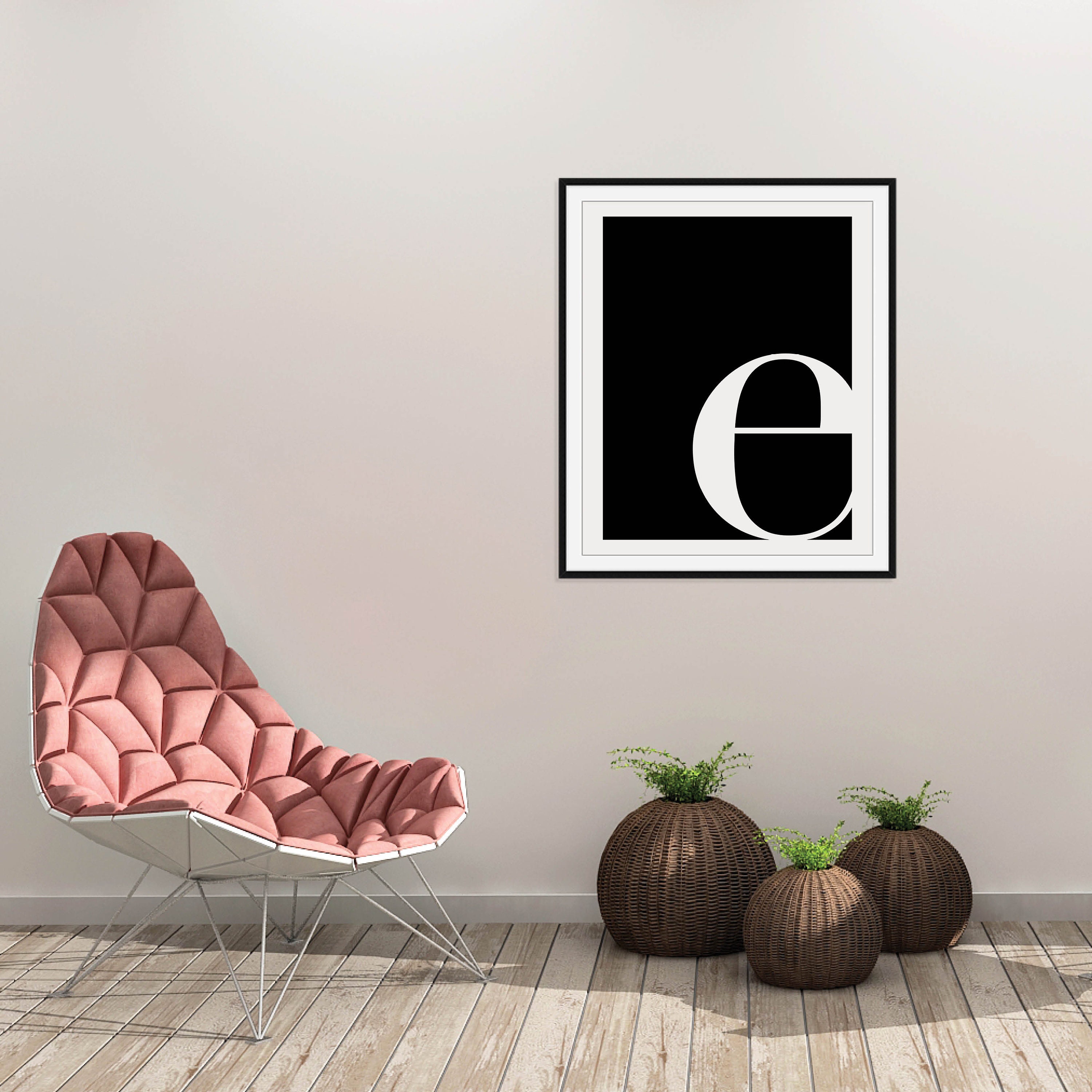 Letter E Poster PRINTABLE Letter E Print Digital Download - Etsy Canada