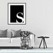 Letter S Poster PRINTABLE Letter S Print Digital Download - Etsy